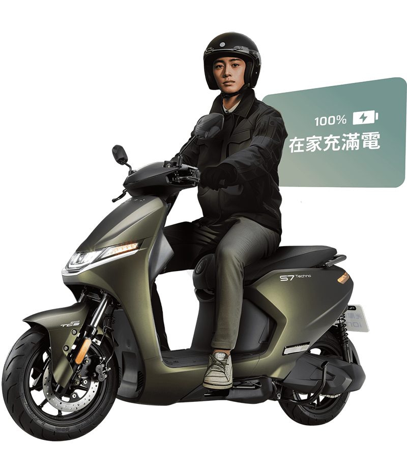 S7 運動街跑X充換兩用電動機車｜Ionex光陽電動車